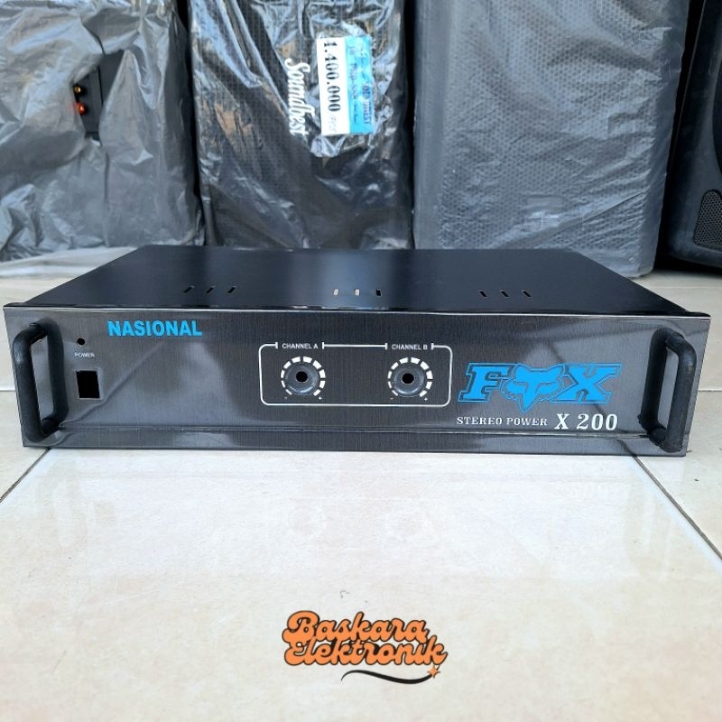 Jual BOX AMPLI NASIONAL X-200 | Shopee Indonesia