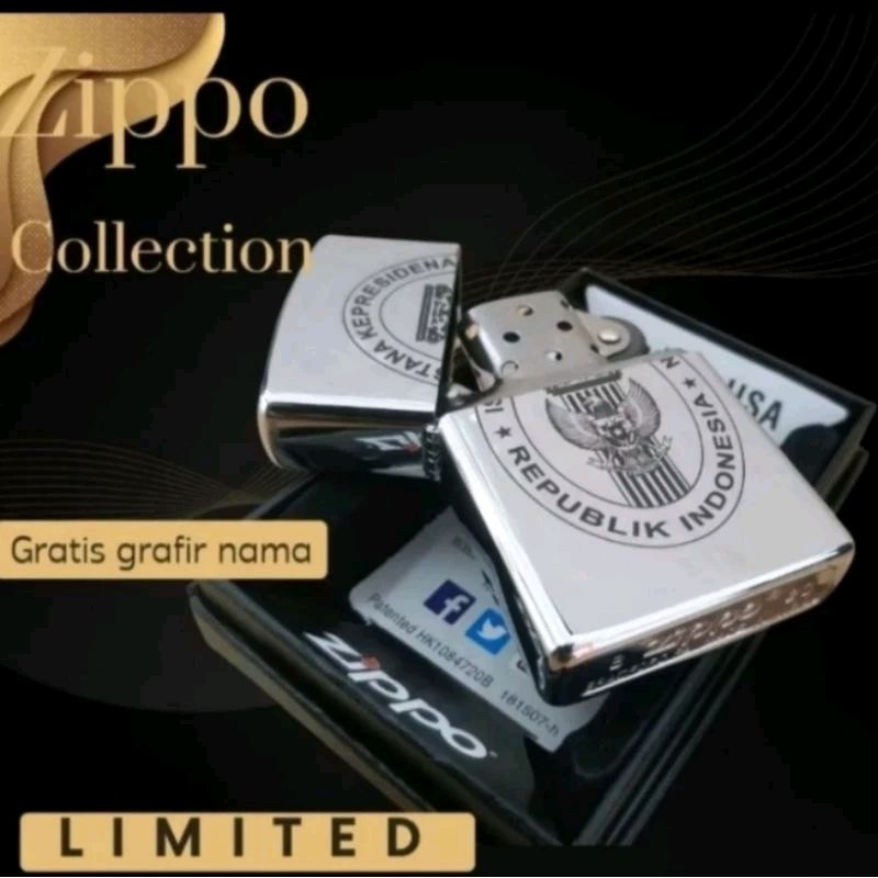 Jual Korek Zippo Limited Istana Presiden Gratis Grafir Nama Cocok Untuk ...