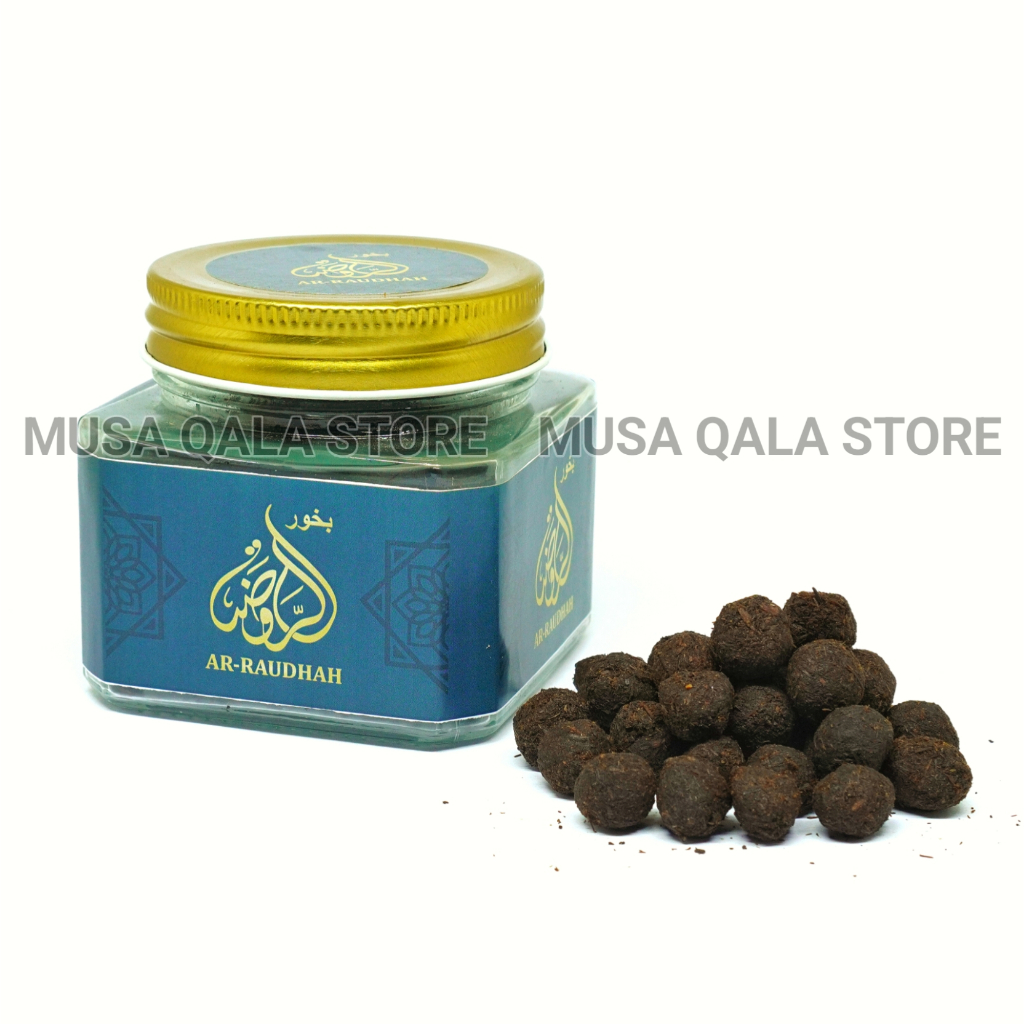 Jual Bukhur Mamoul Raudhah 100gr Dupa Buhur Raudoh Mamul Menyan Bulat ...