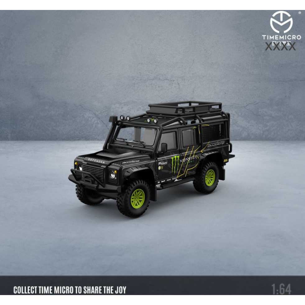 Jual TM646103 - Time Micro 1/64 Land Rover Defender - Monster Energy ...