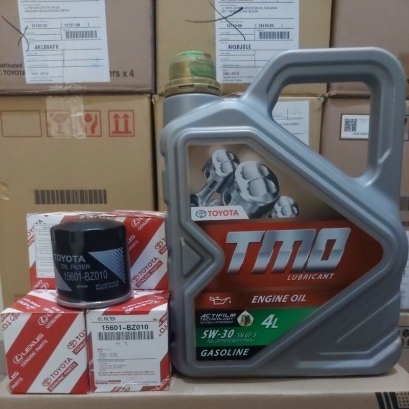 Jual Oli Mesin TMO SAE 5W-30 4 Liter SCANE BARCODE OLI MOBIL 5W30 ...