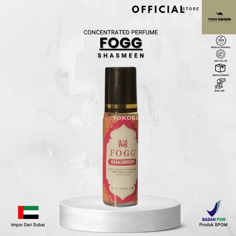 Jual Fogg Attar Concentrated Perfume Non Alkohol Shasmeen 10ml | Shopee ...
