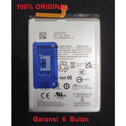 Jual Baterai Battery SAMSUNG Galaxy A15 5G A156B A15 4G A155F EB ...