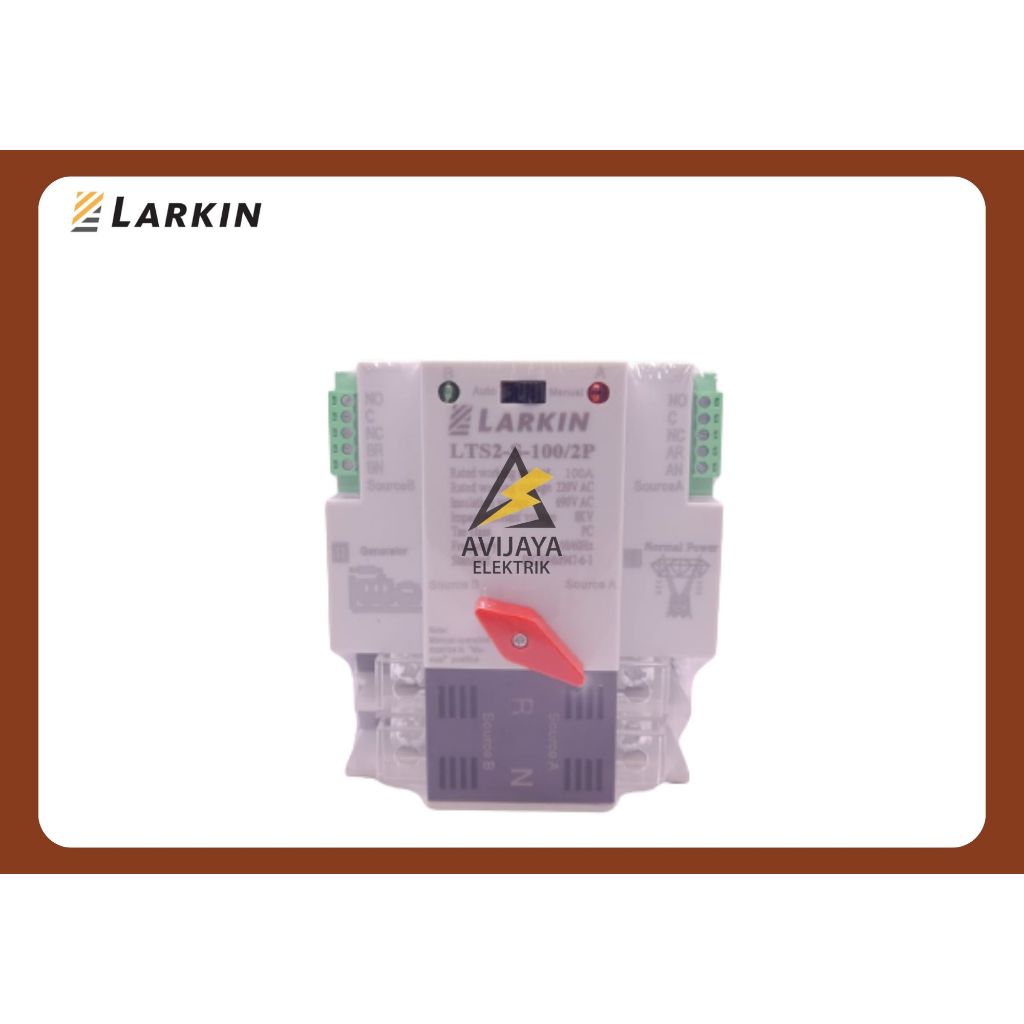 Jual LARKIN LTS - 2 2P 100A Automatic PLN Genset / COS / Ohmsaklar ...