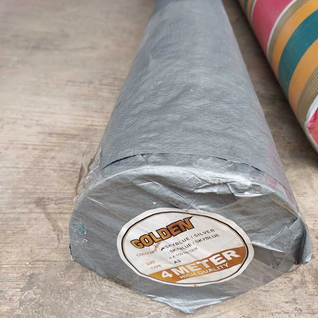 Jual Tenda Plastik Terpal 4x100m GOLDEN teratak pesta camping kuat dan ...