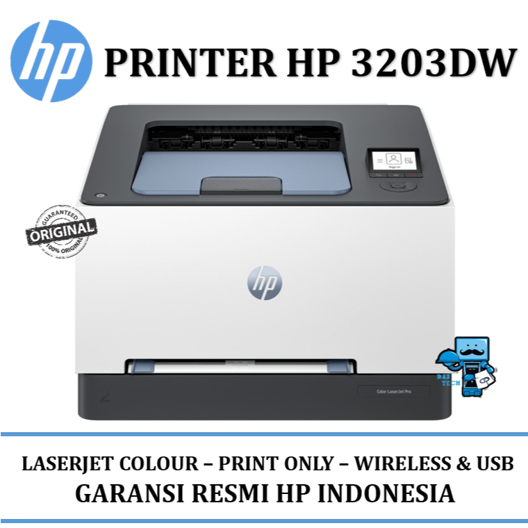 Jual Printer Laserjet Colour HP 3203DW / 3203 DW Wireless Duplex Print ...