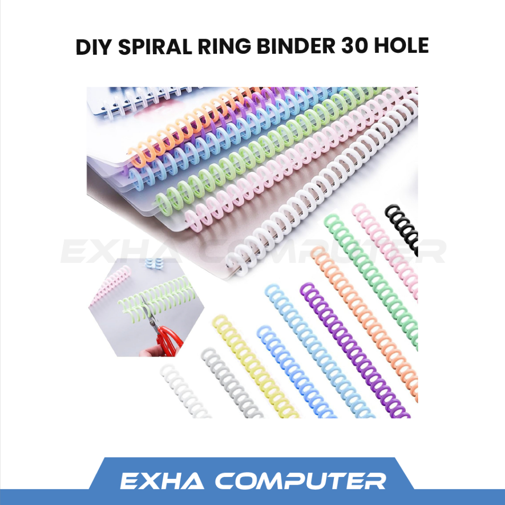 Jual DIY SPIRAL RING BINDER 30 HOLE | Shopee Indonesia