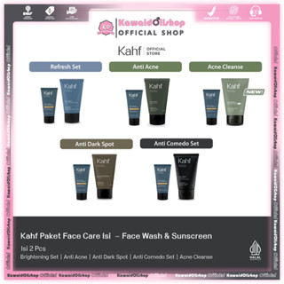Jual Kahf Paket Face Care Isi 2pcs - Face Wash & Sunscreen | Shopee ...