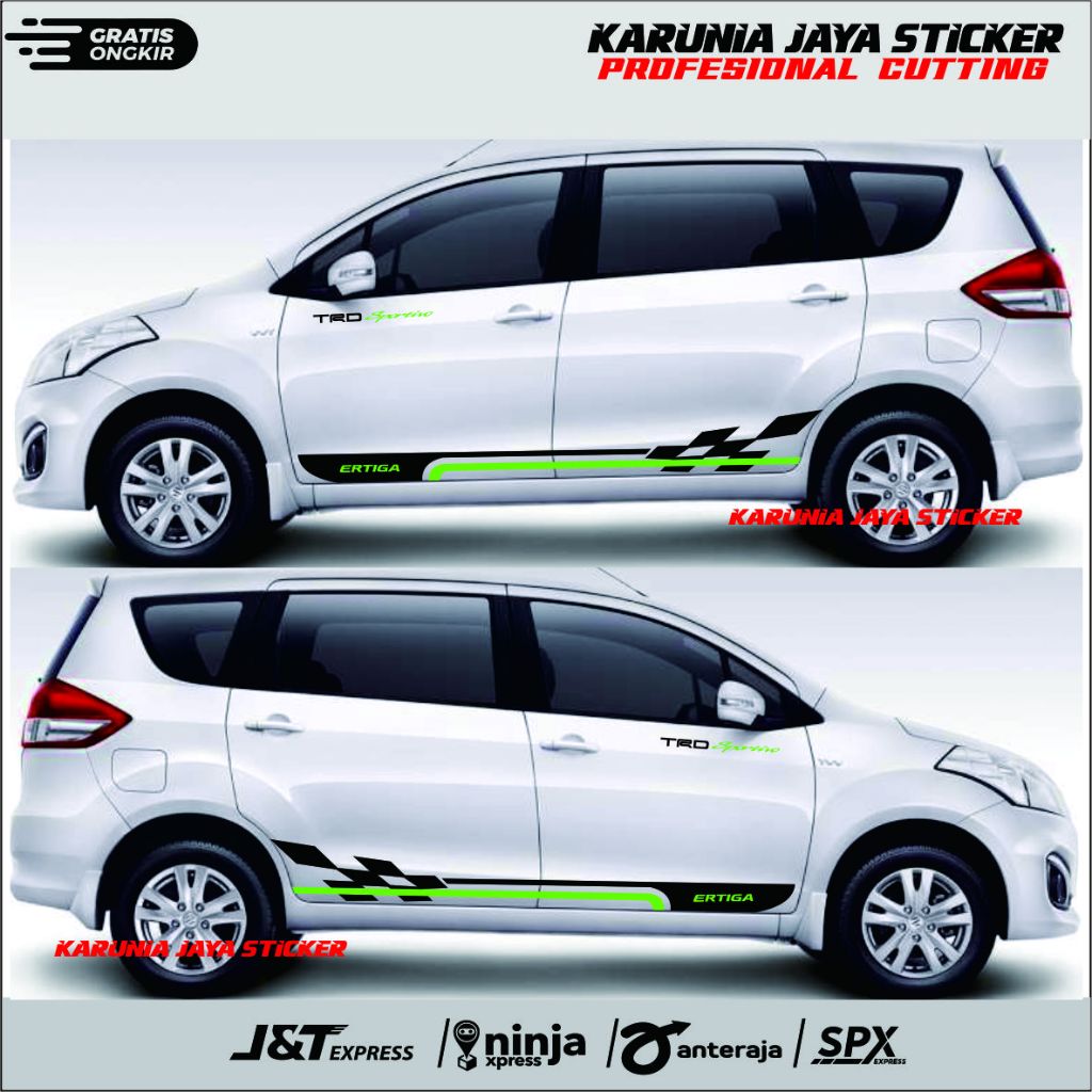 Jual STIKER BODY SAMPING/STIKER MOBIL SUZUKI ERTIGA | Shopee Indonesia