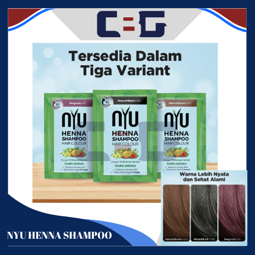 Jual NYU Henna Shampoo Hair Colour - Sampo Pewarna Rambut | Shopee ...