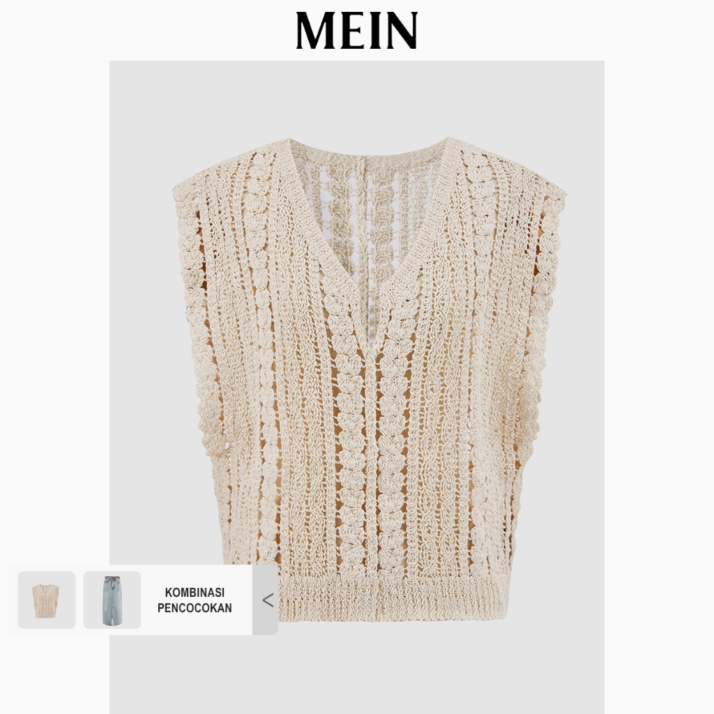 Jual [MEIN][NEW ARRIVAL] GRIL POWER Kaos Rajut V-neck Wanita 3631 ...