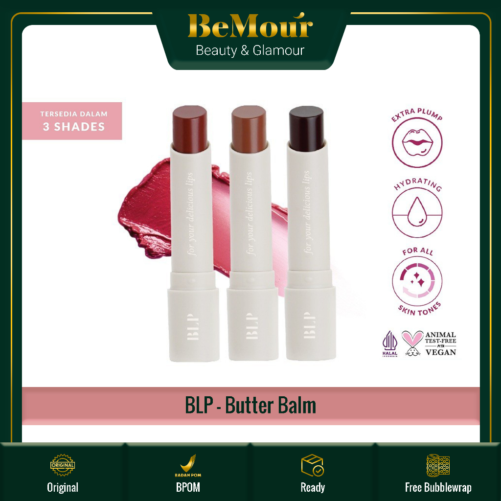 Jual BLP - BUTTER BALM ( 3 g ) - Lip Balm Cherry | Cookies | Soda ...