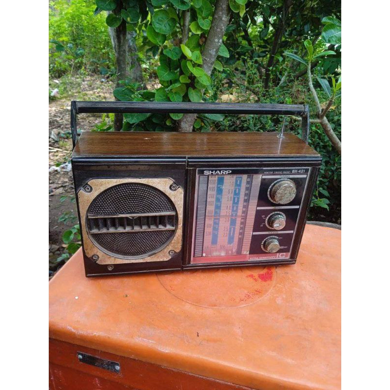 Jual radio kayu sharp jadul antik vintage | Shopee Indonesia