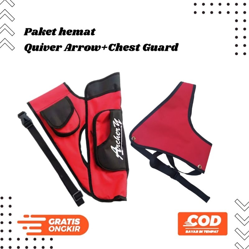 Jual PAKET HEMAT QUIVER ARROW DAN CHEST GUARD(WATERPROOF) | Shopee ...