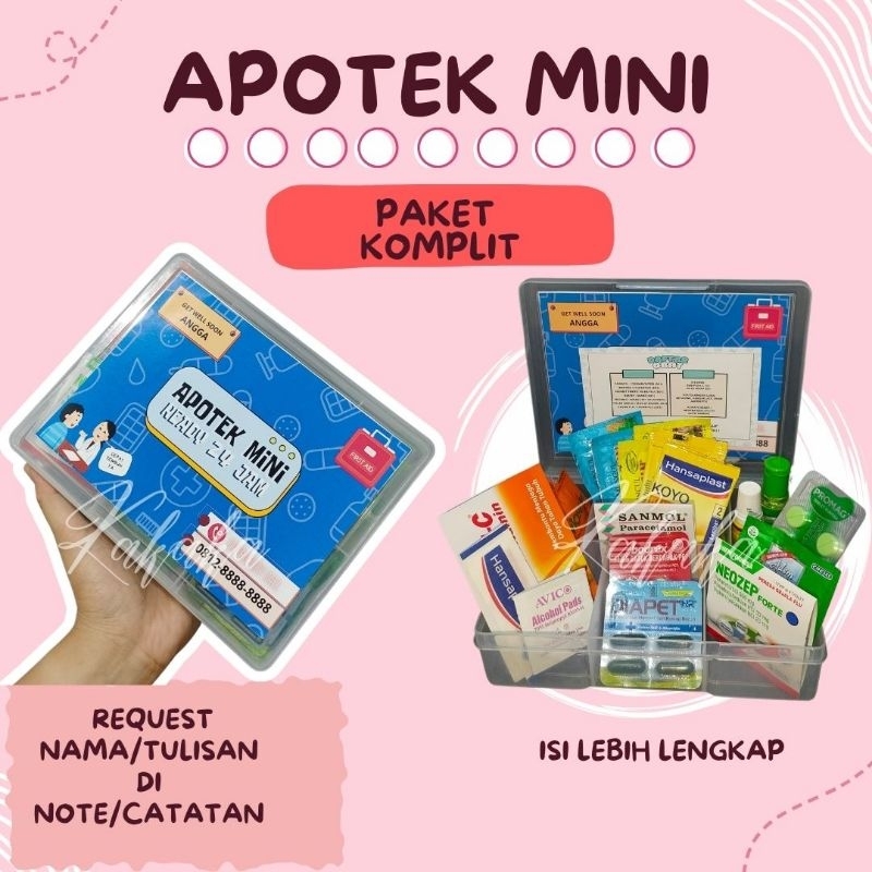 Jual [READY] APOTEK MINI / KOTAK P3K / EMERGENCY KIT | Shopee Indonesia