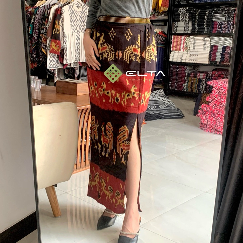 Jual rok tenun span panjang motif sumba | Shopee Indonesia