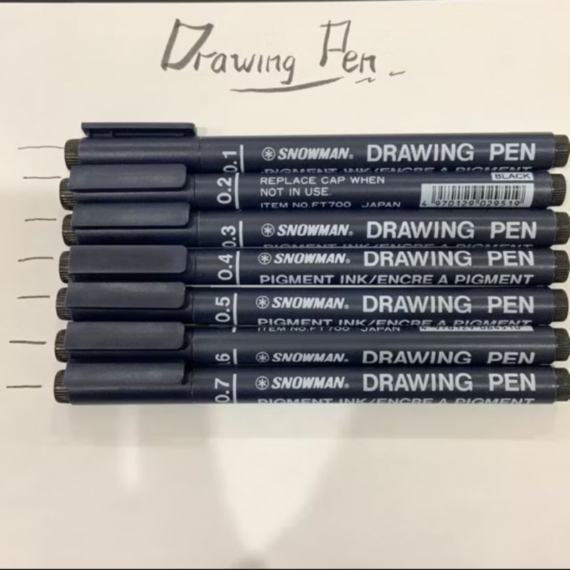 Jual DRAWING PEN FT-700 SNOWMAN | Shopee Indonesia