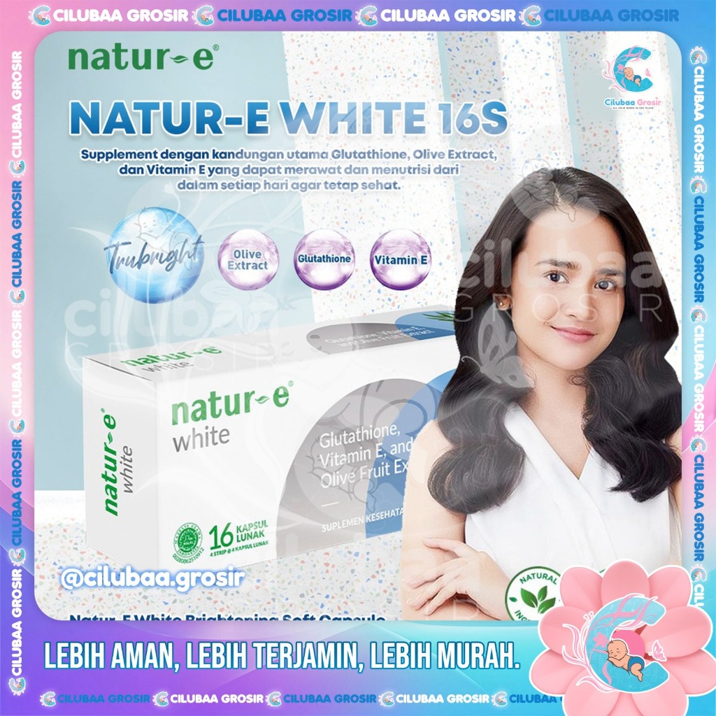 Jual Natur-E White 16s Glutathione Soft Capsule suplemen || vitamin ...