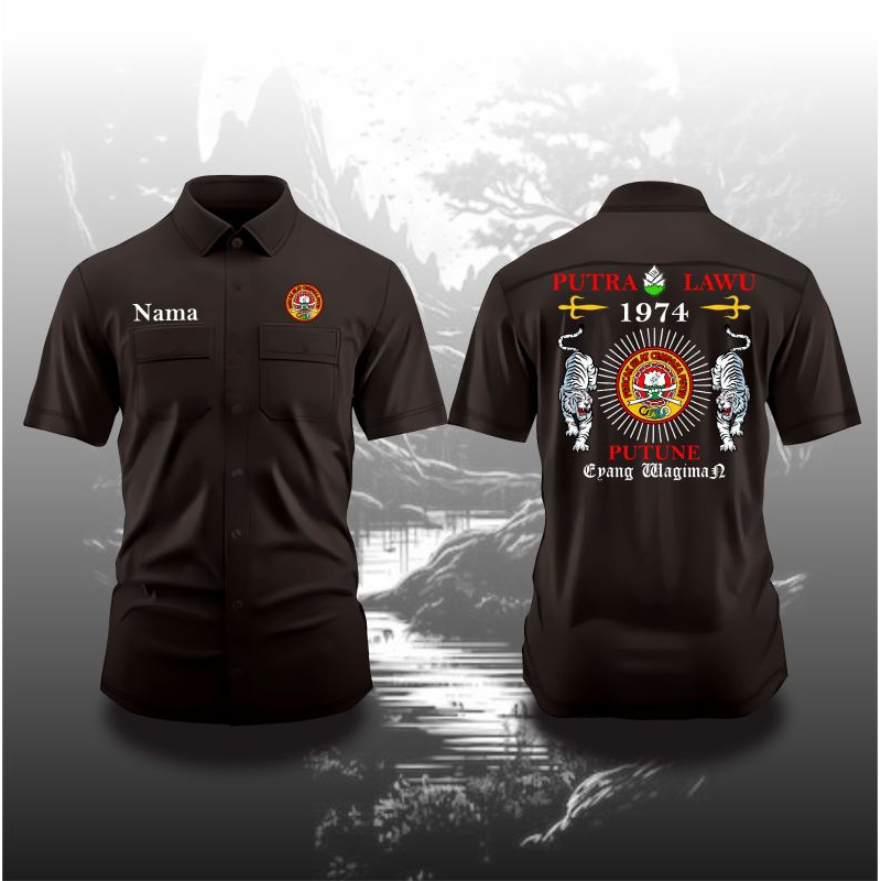 Jual Kemeja PDL Bordir PSCP Putra Lawu 1973 Putune Eyang Wagiman Bisa ...