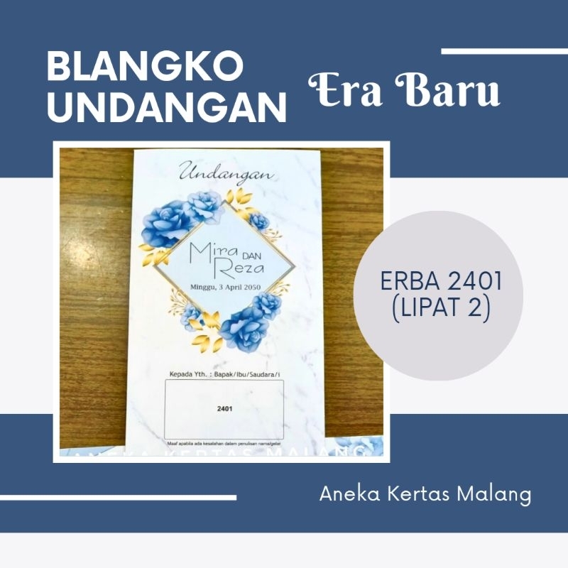 Jual Blangko Undangan Erba 2401 (Cek Deskripsi) | Shopee Indonesia