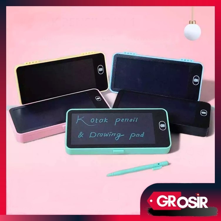 Jual Grosir - S6482 Kotak Pensil LCD 2 IN 1 / Tablet Edukasi Anak 2 IN ...