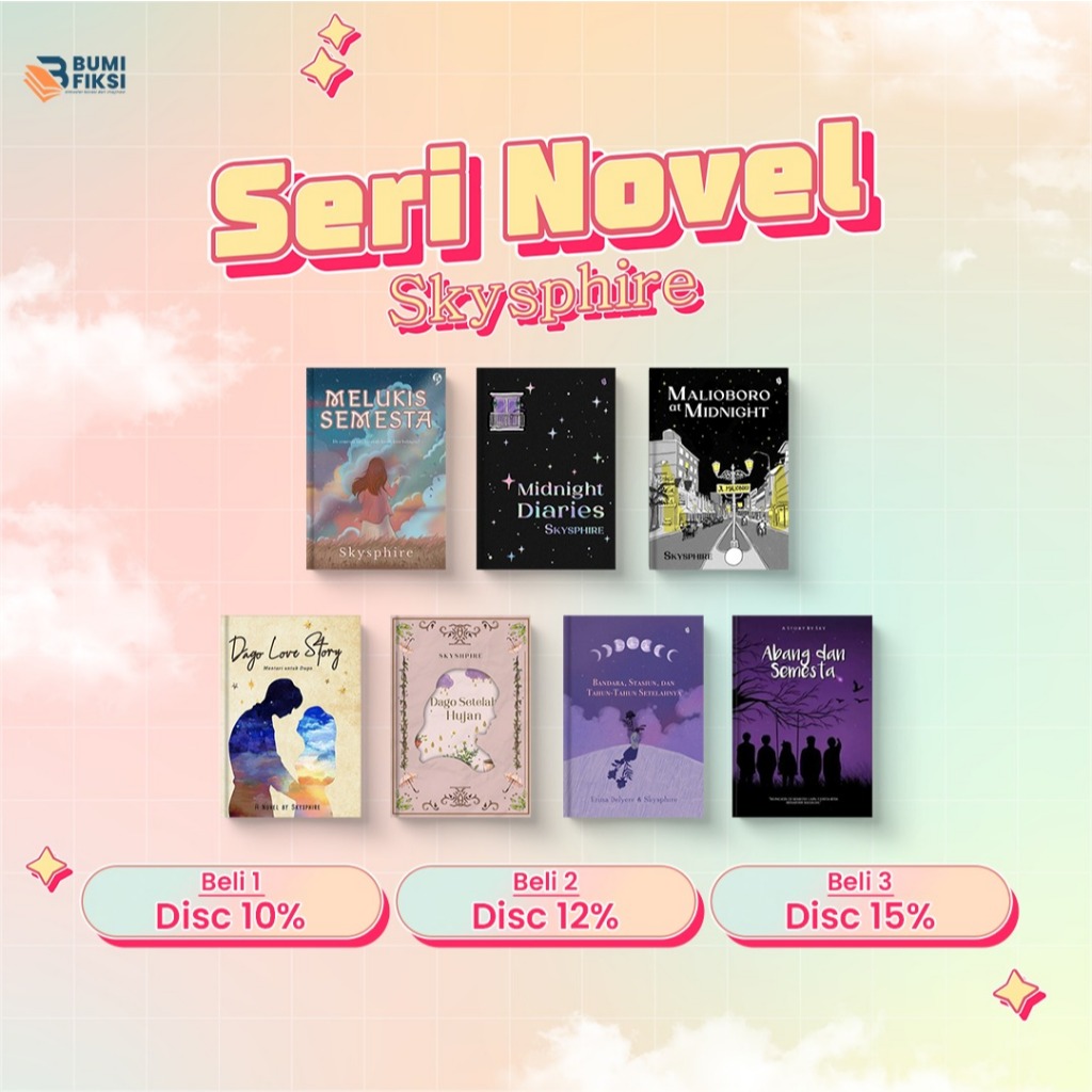 Jual [Promo] Seri Buku Novel Karya Skysphire - Bukune - Bumifiksi | Shopee Indonesia