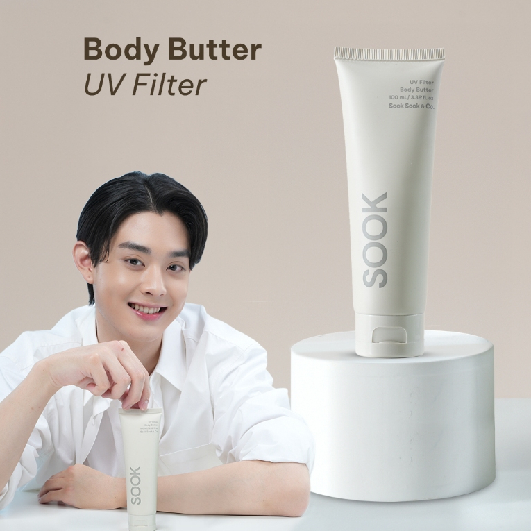 Jual Sook & Co. Moisturizing Body Butter UV Filter SPF 50 PA++++ 100 ml | Shopee Indonesia