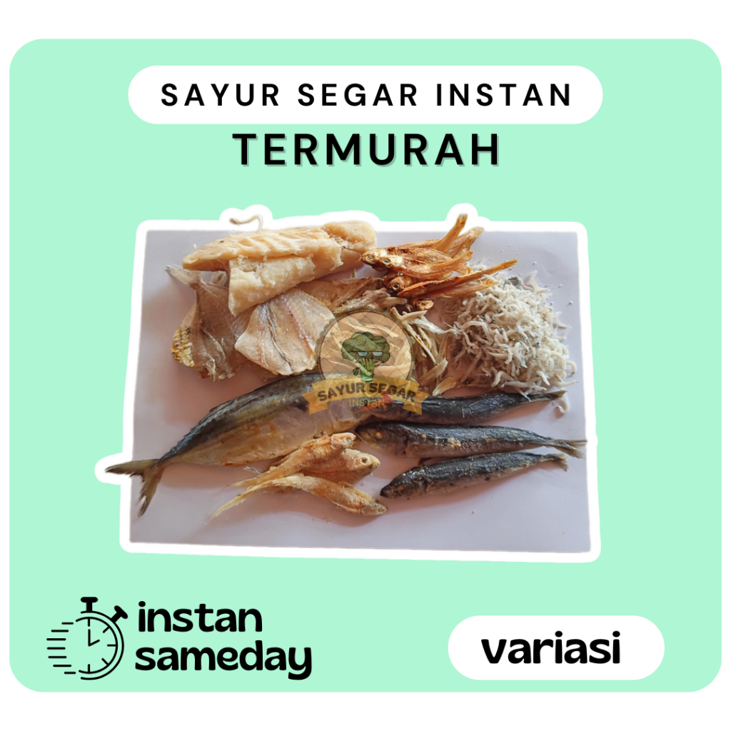 Jual Paket Ikan Asin SerBu (Serba Sepuluh ribu) | Shopee Indonesia