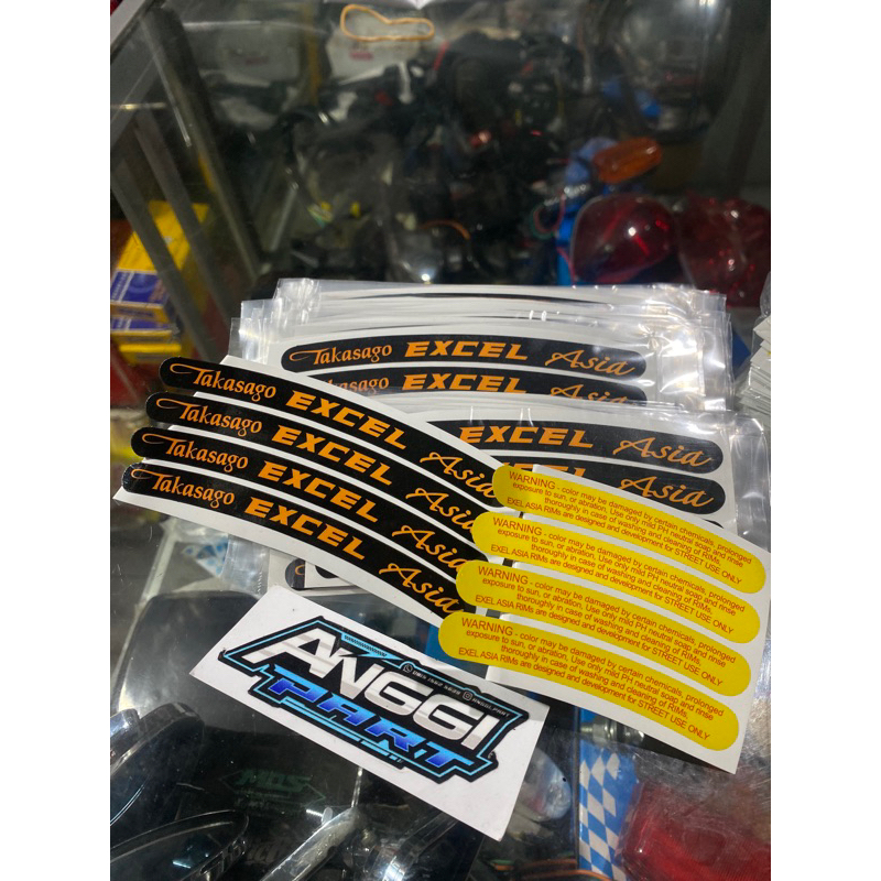 Jual STICKER LOGO VELG TAKASAGO EXCEL ASIA PRINT DAPAT 4pcs | Shopee ...