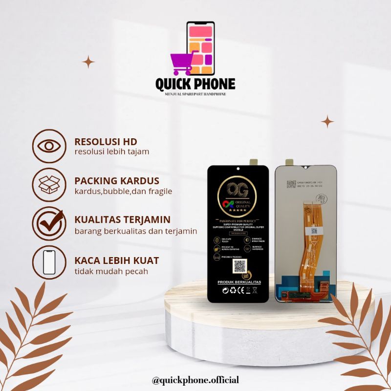 Jual LCD SAMSUNG A03 CORE/A032/A032F BLACK OG SUPER (Free Lem & Obeng set ) | Shopee Indonesia