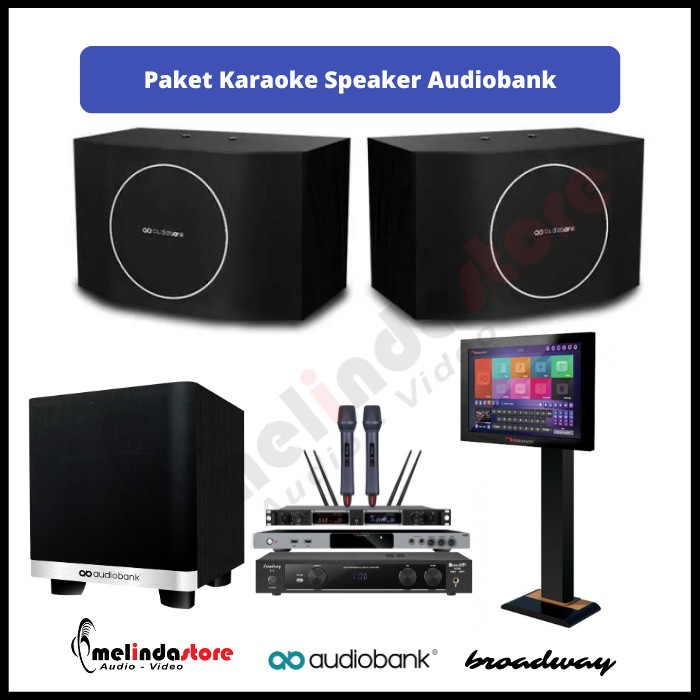 Jual Paket Karaoke Speaker Audiobank | Shopee Indonesia