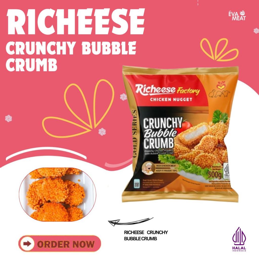 Jual Richeese Factory Chicken Nugget - Chicken Nugget Crunchy Bubble ...