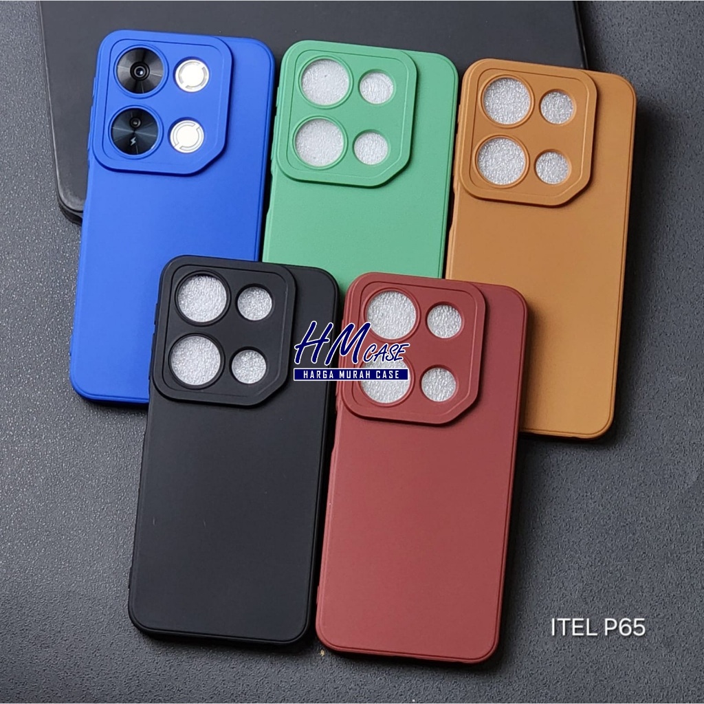 Jual Itel P65 Softcase Procamera silicon Matte Case full cover Itel P65 ...