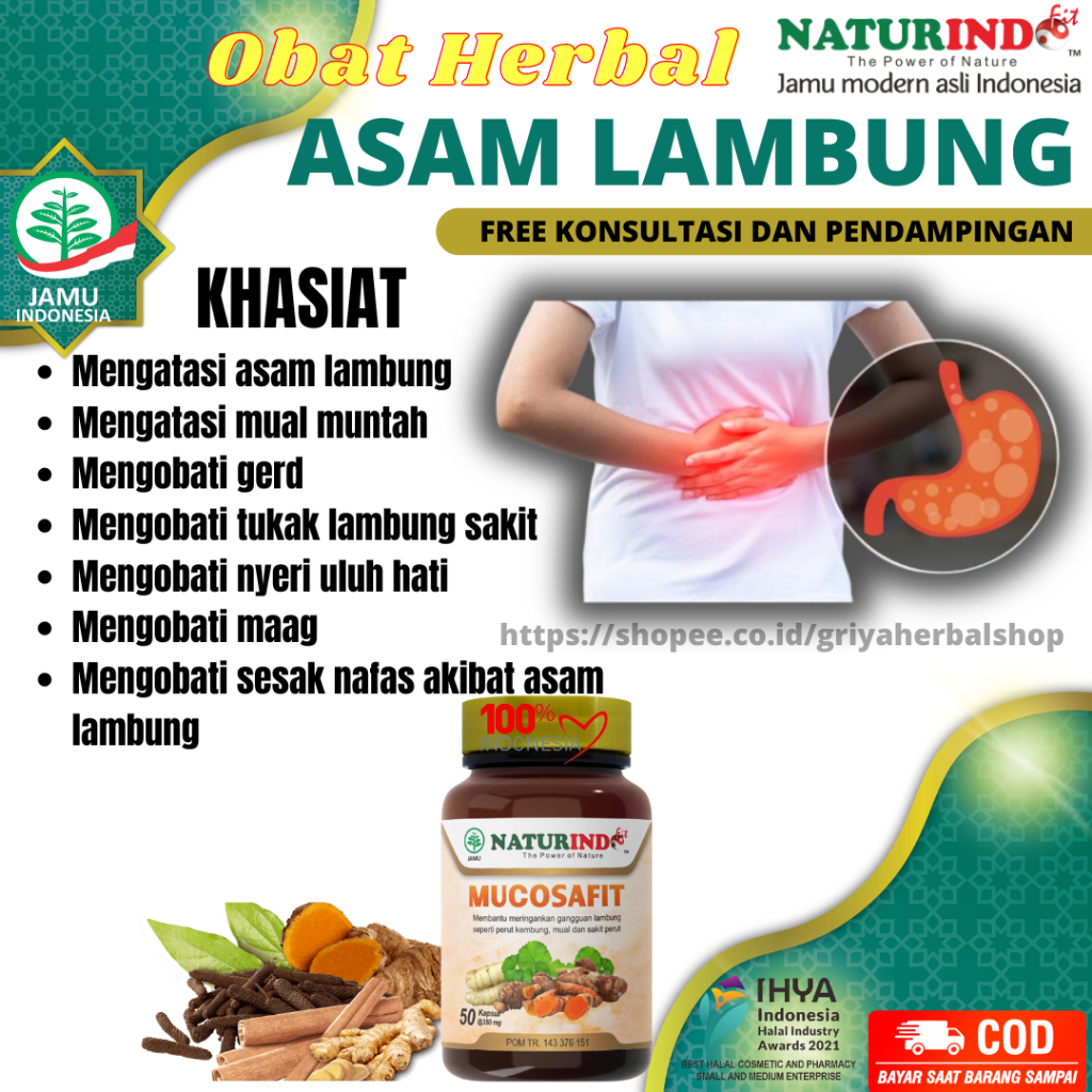 Jual Obat Asam Lambung Maag Obat Lambung Kronis Obat Herbal Tukak ...
