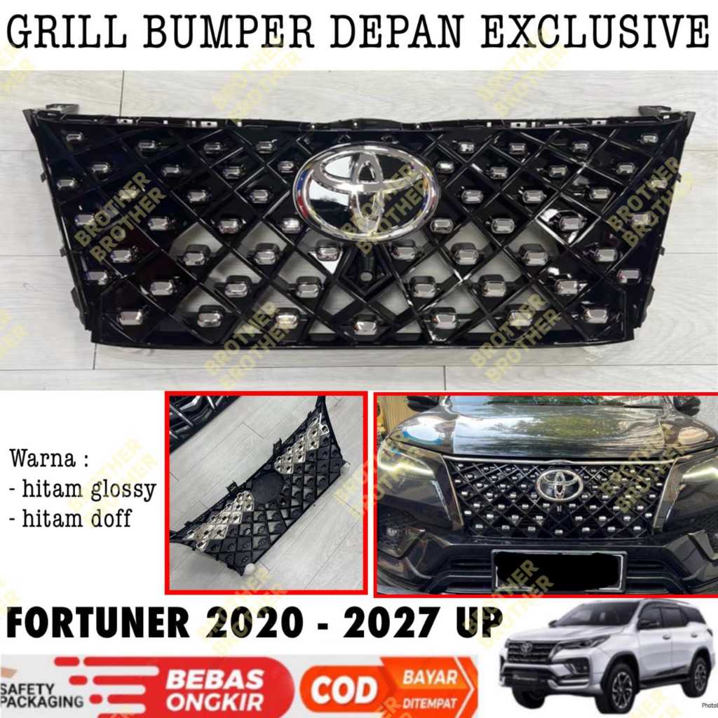 Jual Grill Bumper Depan All New Fortuner 2020 2024 2025 2026 2027 ...