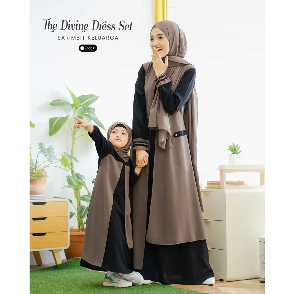 Jual Gamis Couple Ibu Dan Anak Perempuan Set Hijab / Baju Muslim ...