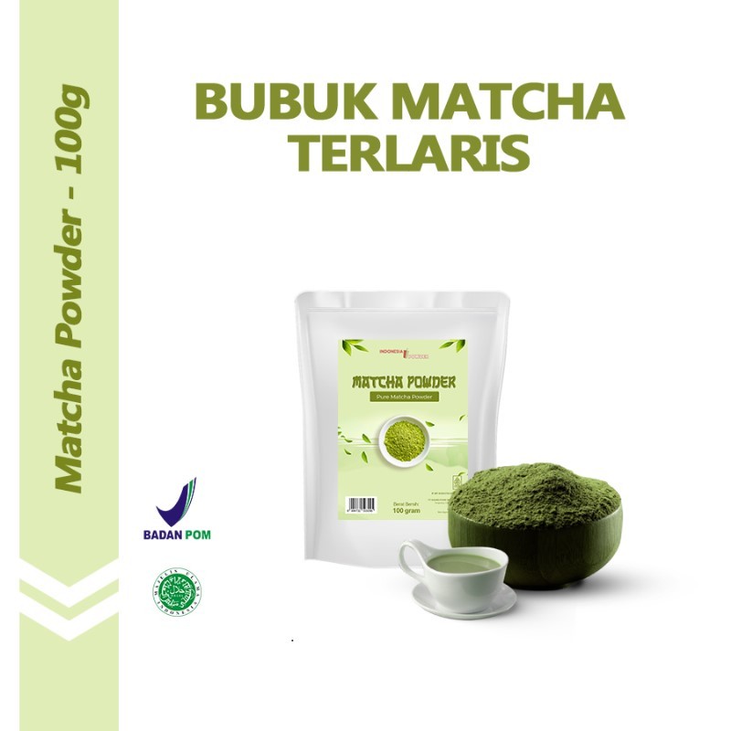 Jual Pure Matcha Powder Bubuk Matcha Murni Premium 100 Gr Plain Tanpa ...