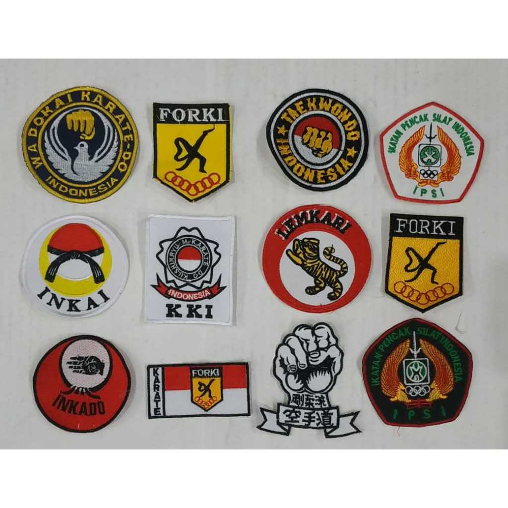 Jual bed / Logo karate forki, lemkari, wadokai, gojukai, KKI, Inkai ...