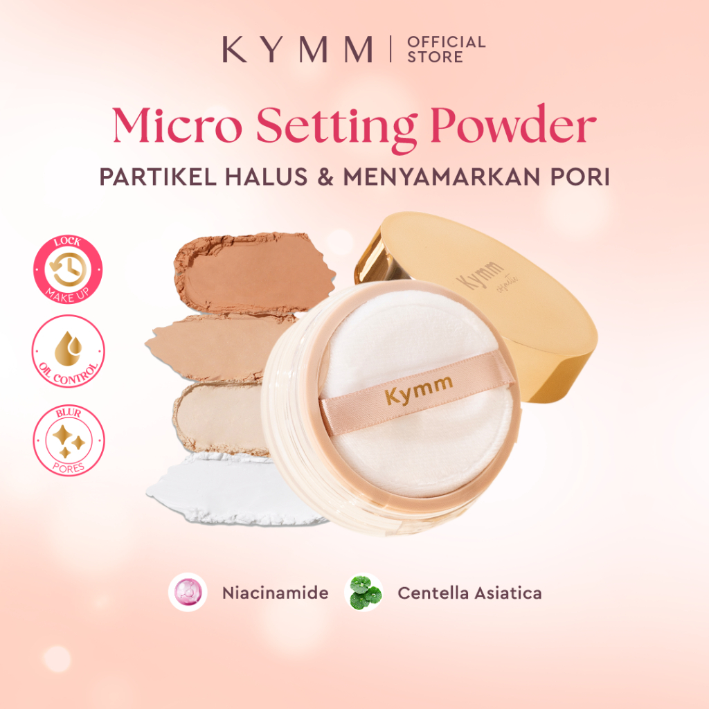 Jual [LIVE] KYMM SKIN Dream Skin Micro Setting Powder | Bedak Tabur Oil ...