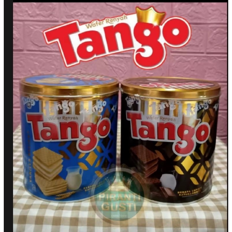 Jual Tango wafer coklat dan vanila kemasan kaleng 270 gram | Shopee ...