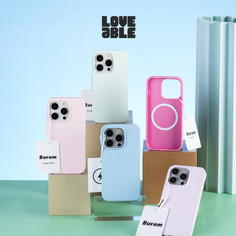 Jual LOVEABLE Burom Magsafe Case - Softcase/Cashing HP For iPhone 13 14 ...