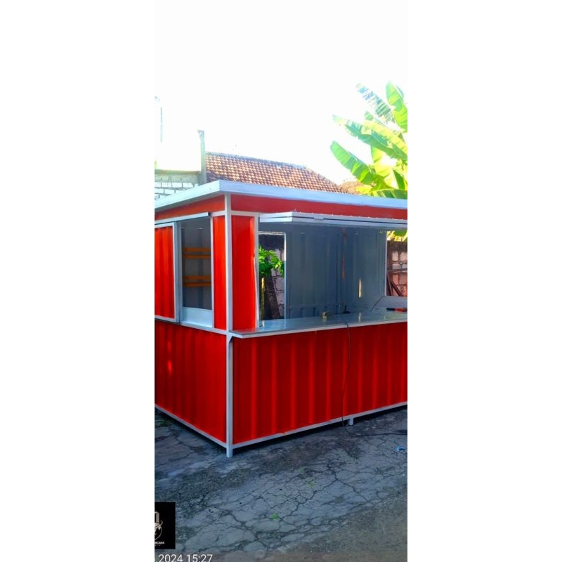 Jual Pembayaran ke2 Booth Container ukuran panjang 2meter lebar 2 ...