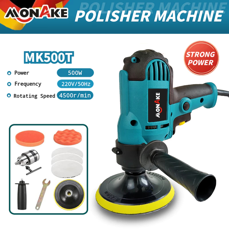 Jual MONAKE MK500T Mesin Poles Mobil Polisher 5 INCH Alat Poles Cat ...