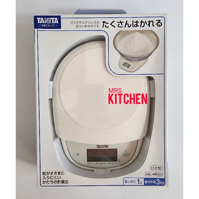 Jual TANITA TIMBANGAN DAPUR DIGITAL 0 - 3KG KITCHEN COOKING SCALE KD313 ...