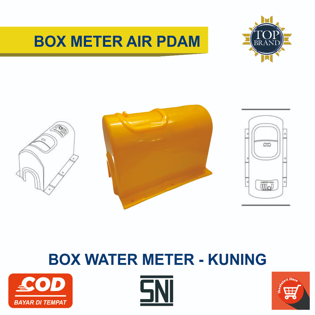 Jual Box Meter Air PDAM/ Tutup Meteran Air/ Box Water Meter Plastik ...