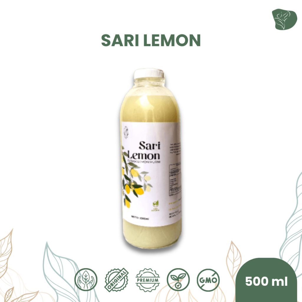 Jual Sari Lemon 500ml Asli Untuk Diet Tanpa Pengawet Extrak Lemon ...
