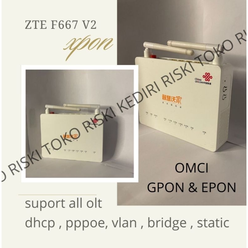 Jual ZTE F667 V2 XPON OMCI | Shopee Indonesia