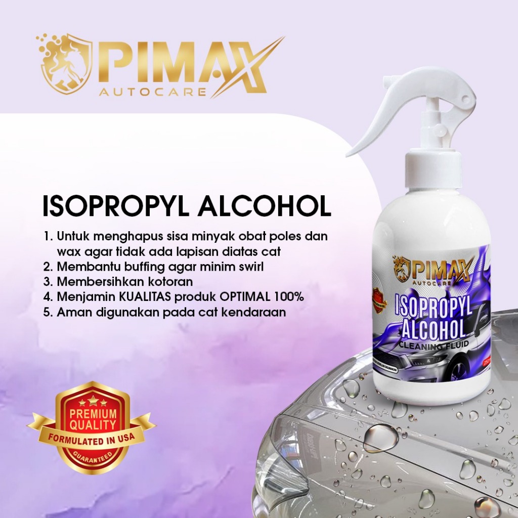 Jual PIMAX IPA WIPE DOWN 250ML Spray pembersih sisa minyak compound ...