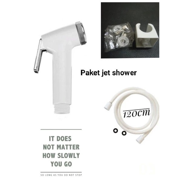 Jual Paket set Jet shower closet model TOTO / Jet shower warna putih ...