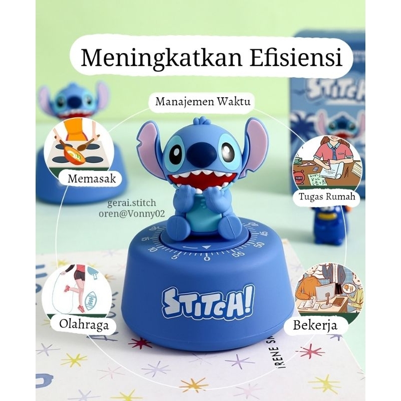 Jual Timer Stitch, Time Manager lilostitch Menit | Shopee Indonesia